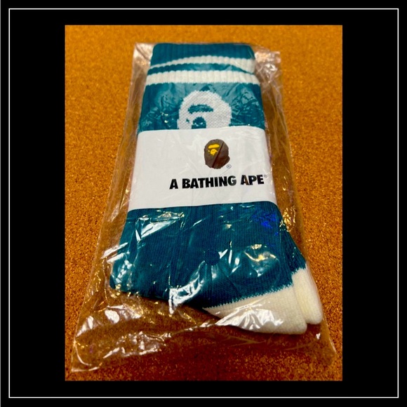 Bape | Underwear & Socks | Authentic Babe A Bathing Ape Crew Socks ...